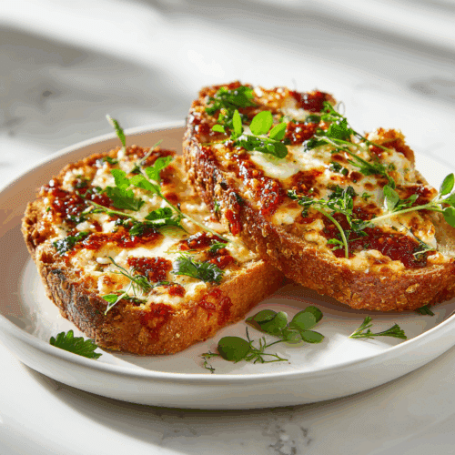Cottage Cheese Pizza Toast – Ultimate Viral Snack Under 300 Calories